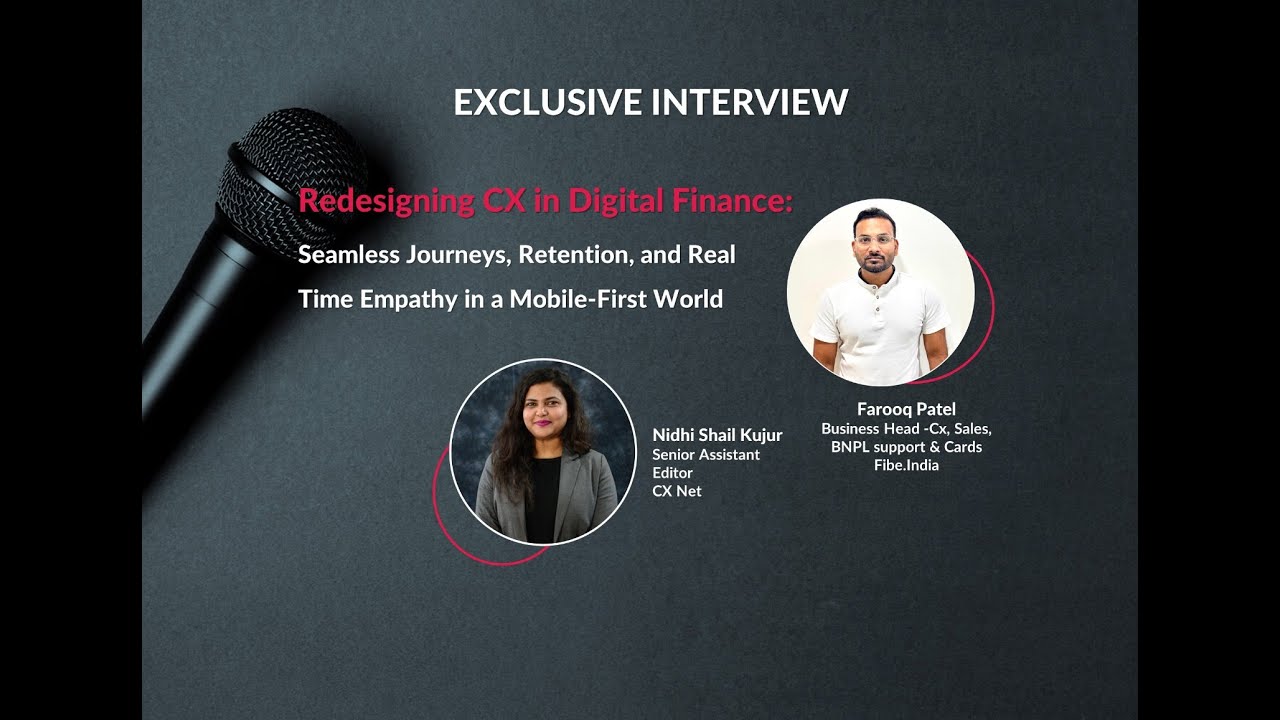 Beyond Interfaces: Farooq Patel on Orchestrating Seamless CX in Digital Finance | CXNet - YouTube