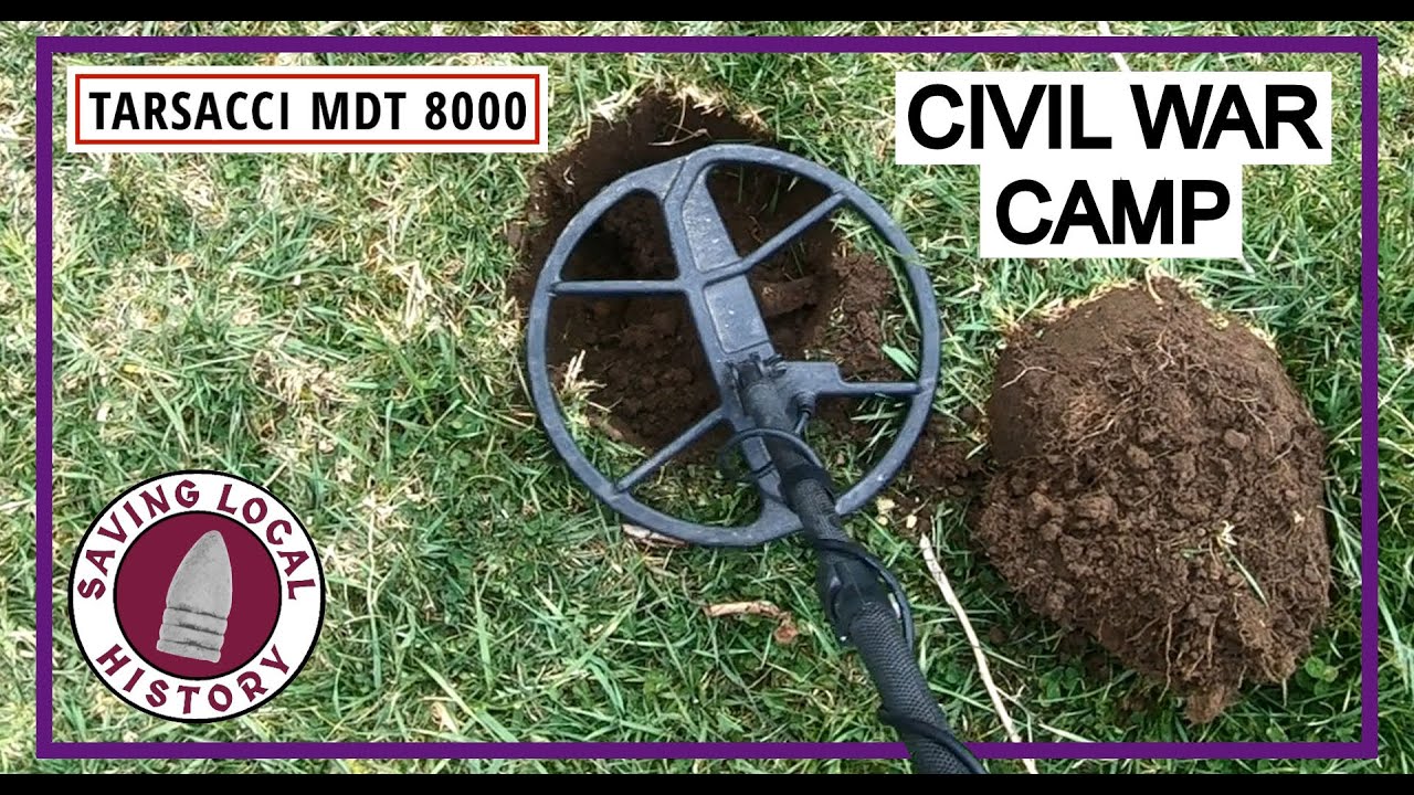TARSACCI MDT 8000: Detecting a Confederate Camp Site - YouTube