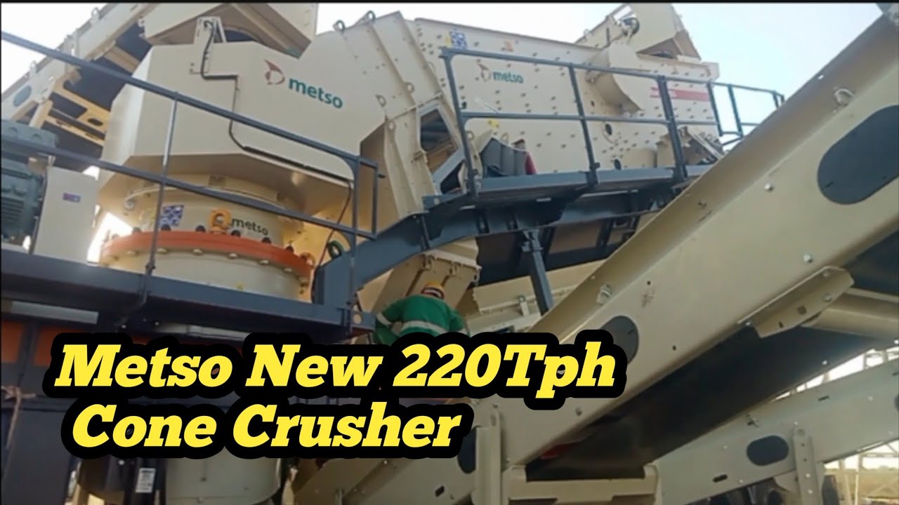 Metso GP 220 Cone Crusher - YouTube