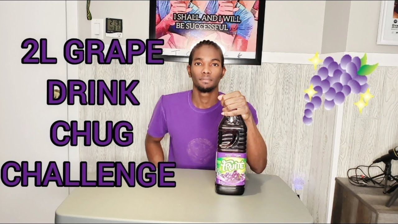 2L GRAPE DRINK CHUG CHALLENGE - YouTube