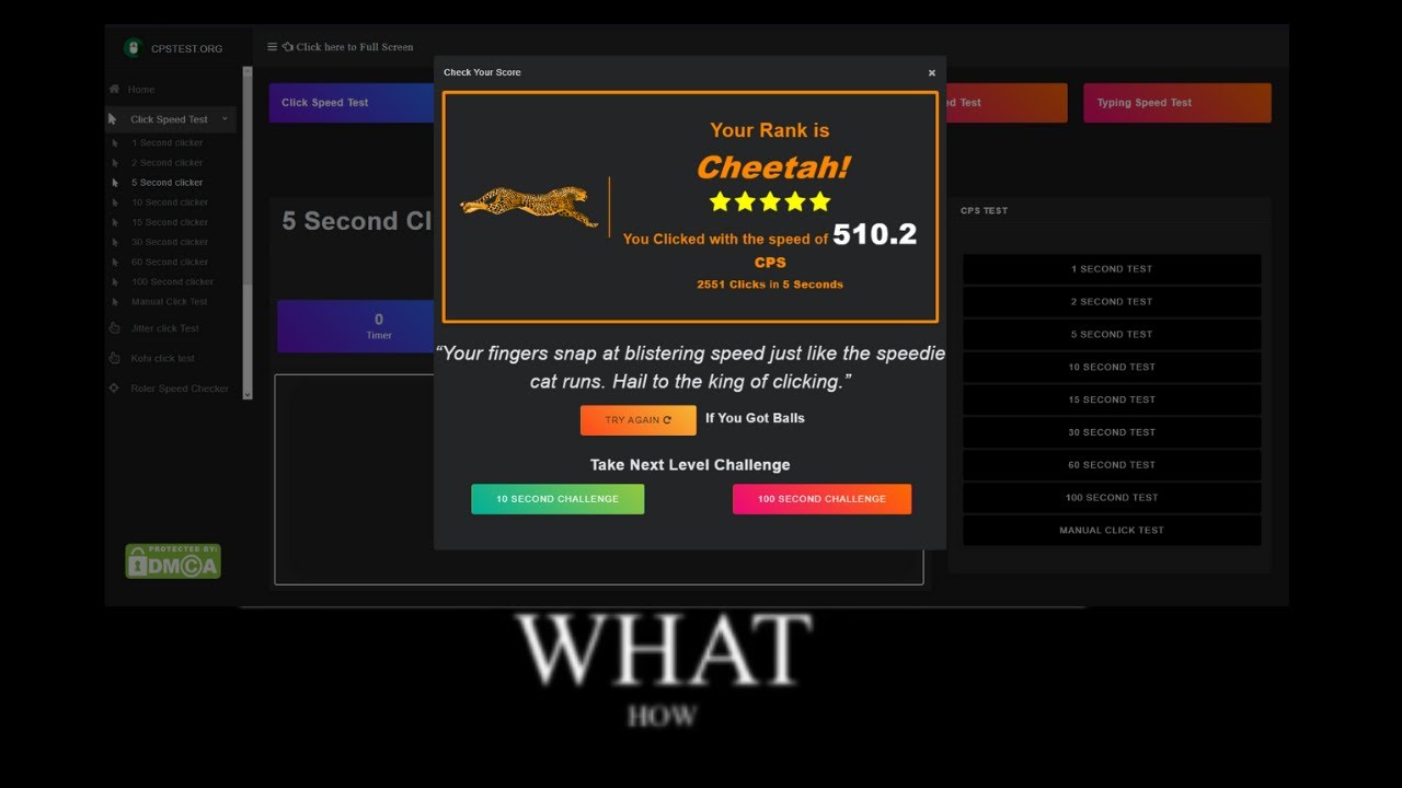 Getting over 500 cps IN 5 SECONDS! **NO AUTOCLICKER** - YouTube