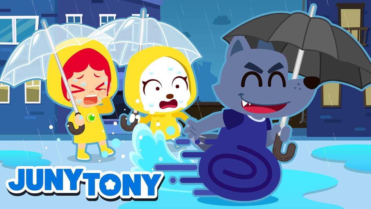 Safety Tips for Rainy Day | Never Ever Run on a Rainy Day! ☔ | Kids ...