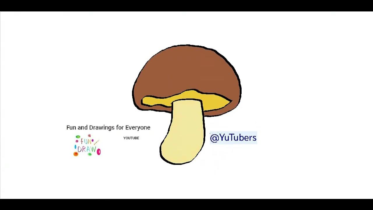 Як намалювати лісовий гриб Youtube