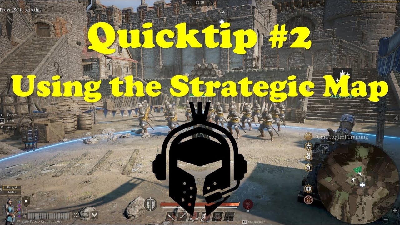 Conqueror's Blade - Quicktips #2 - Using the strategic map - YouTube