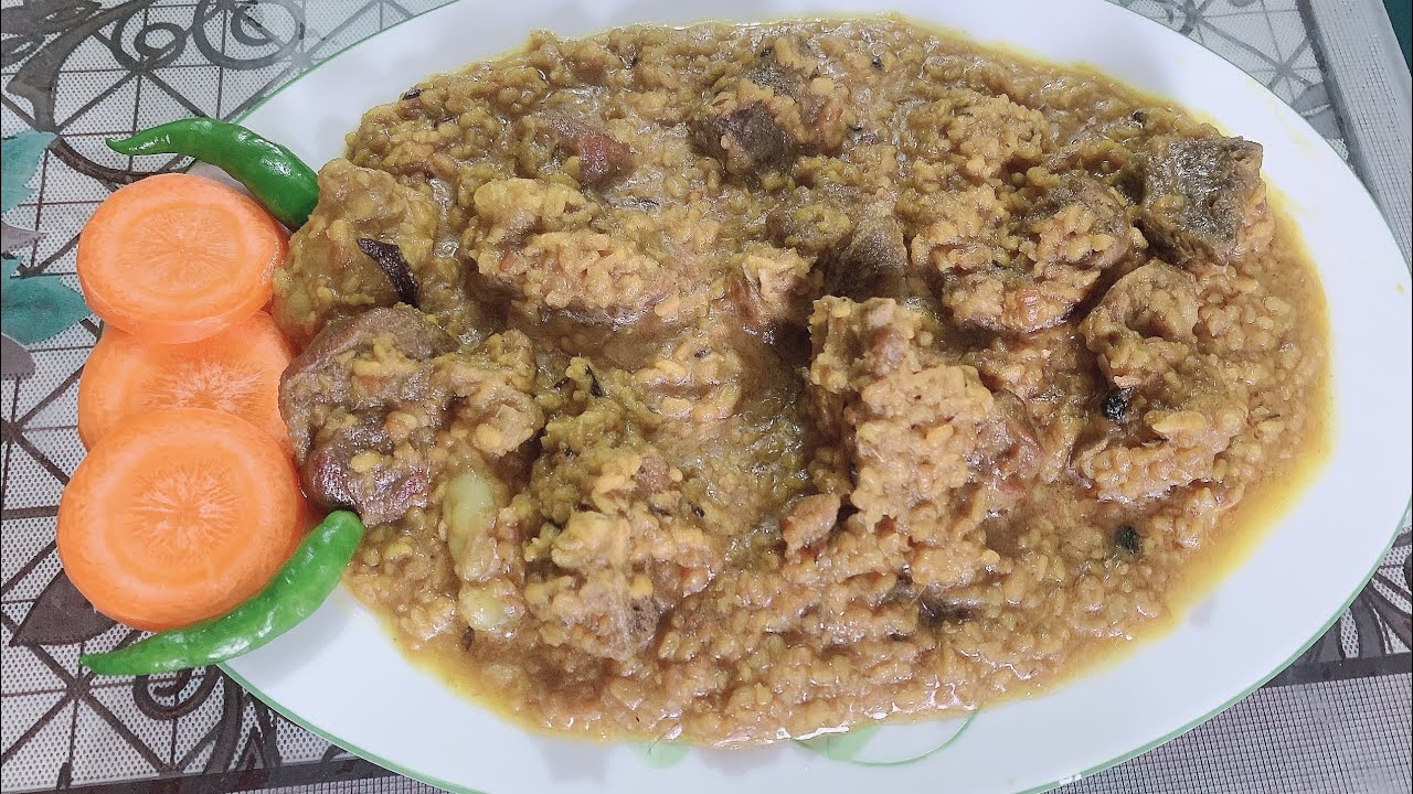 How to make Mutton dal gosht/ Mutton dal gosht recipe/ Dal mutton curry ...