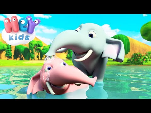 Filler birlikte yürüyor 🐘 Filler şarkısı | Yeni çoçuk şarkıları - HeyKids Türkçe
