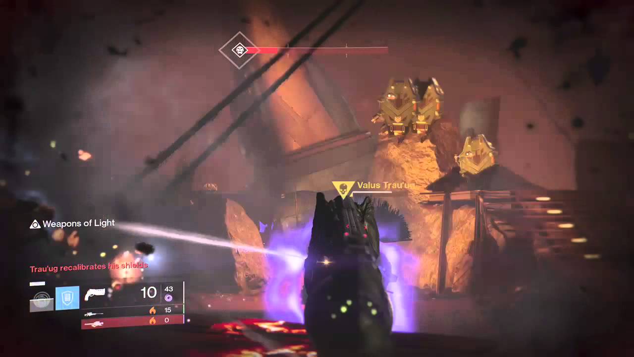 Destiny: House of Wolves, Level 32 Prison Final Cabal Fight - YouTube