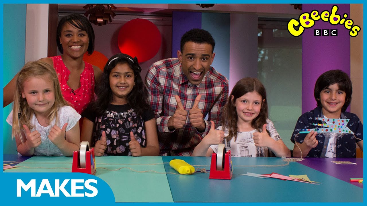 CBeebies Makes | Make a straw balloon racer | The Let's Go Club - YouTube