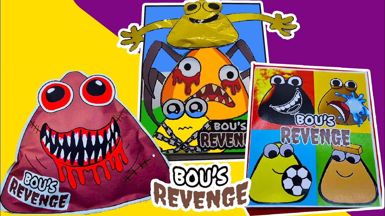 POU NON È UN MOSTRO!? – POU’S REVENGE Paper 32 Game Book DIY+ Sqyishy ...