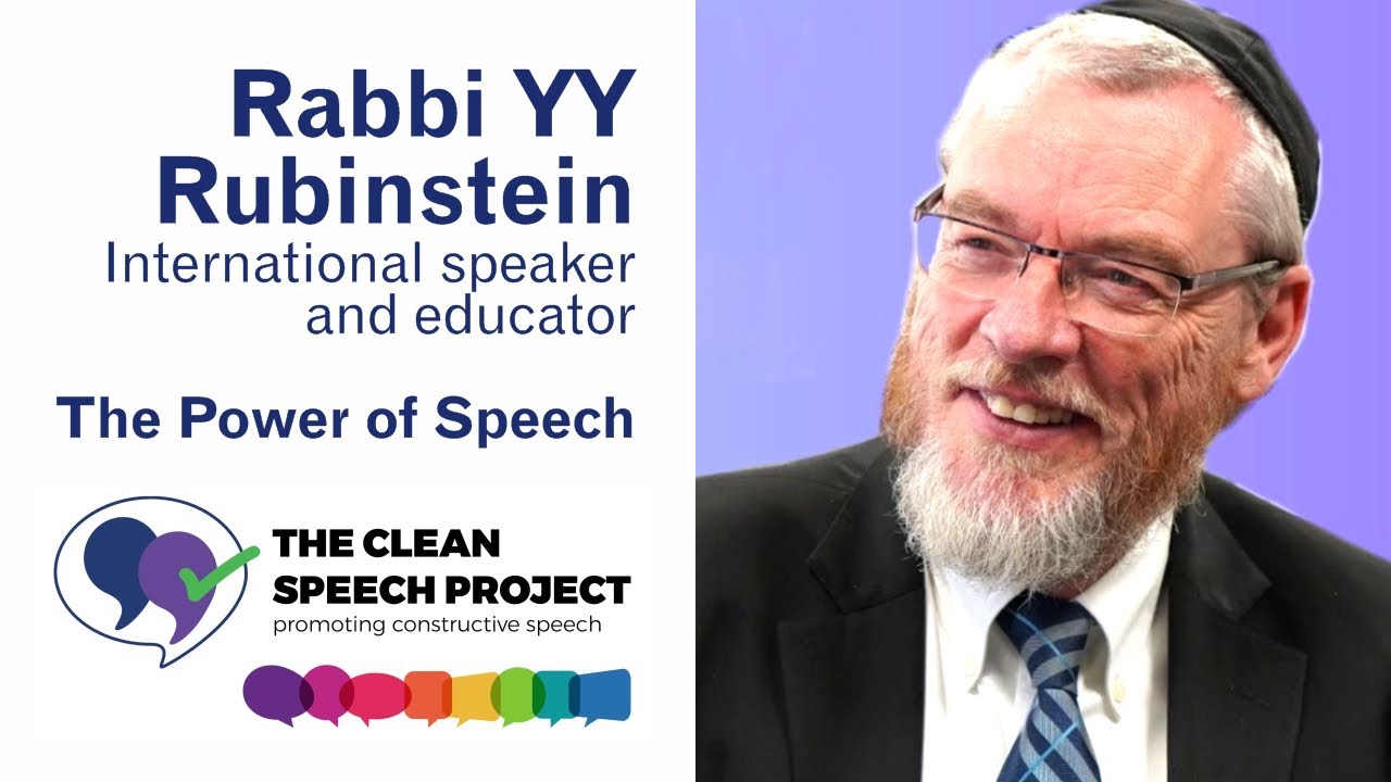 Rabbi YY Rubinstein on power of speech - YouTube