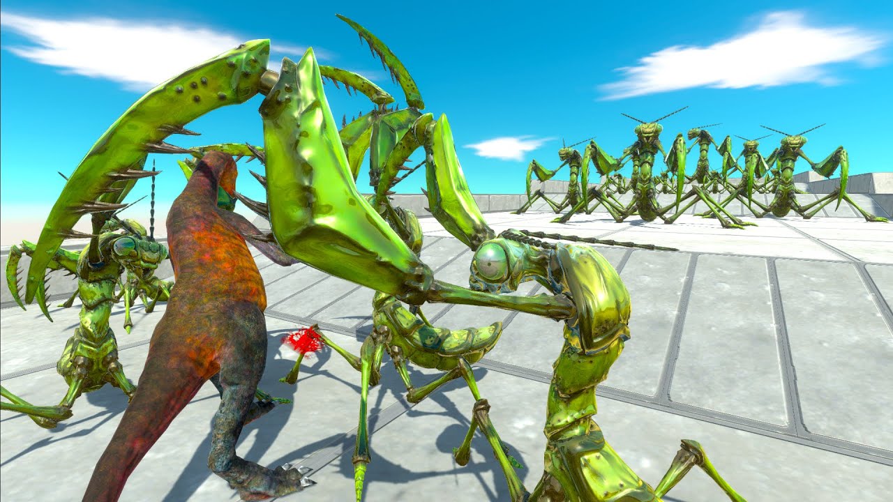 GIANT PRAYING MANTIS CHALLENGE - Animal Revolt Battle Simulator - YouTube