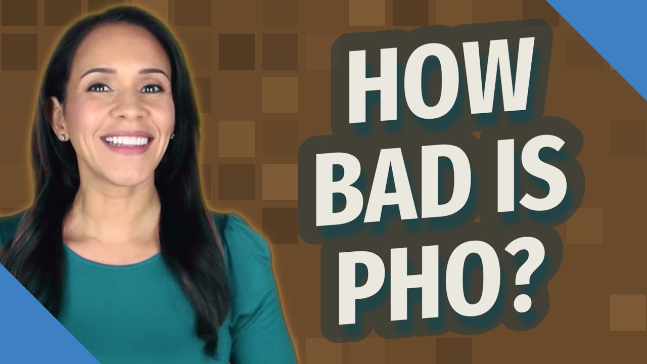 How bad is pho? - YouTube