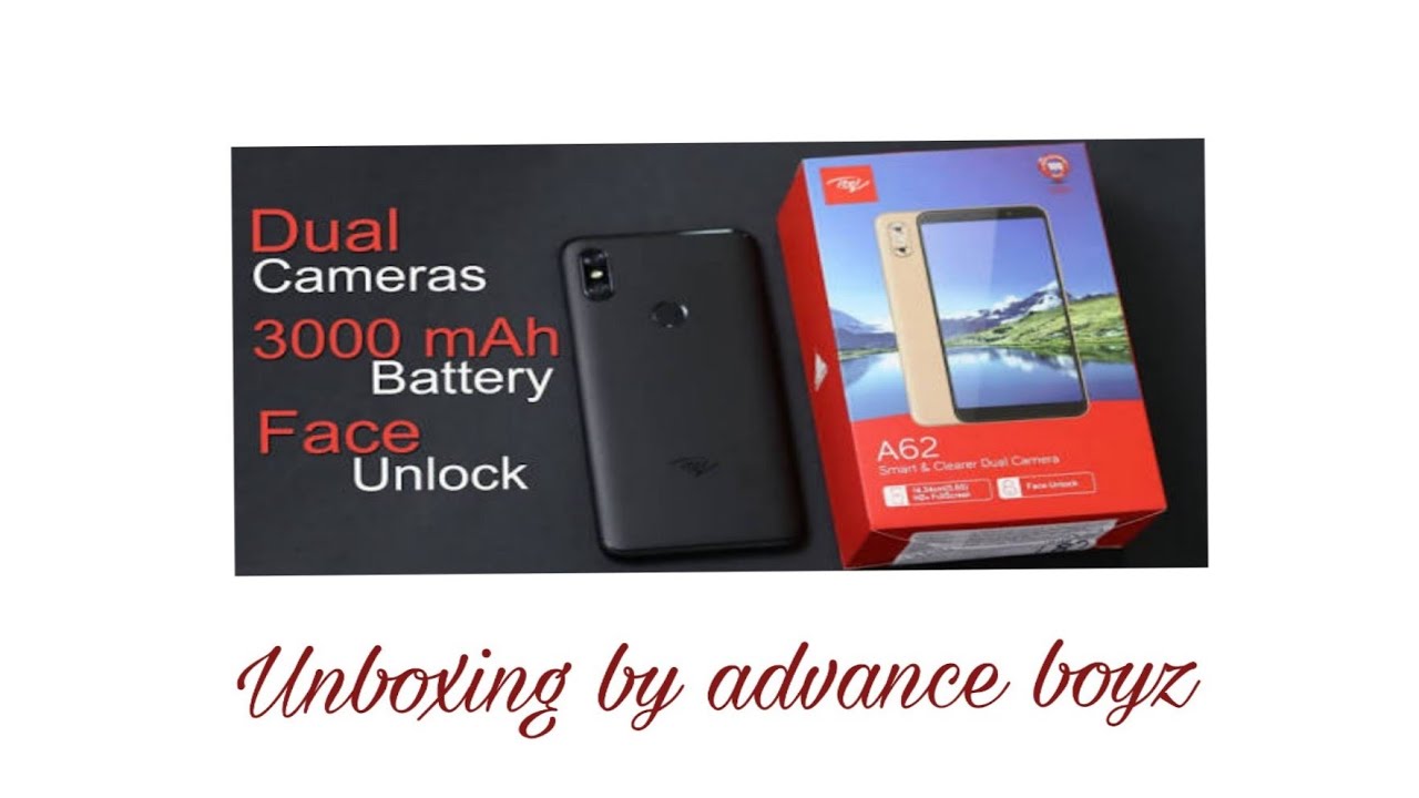 Unboxing of itel A62 Smartphone || cheapest double camera smartphone ...