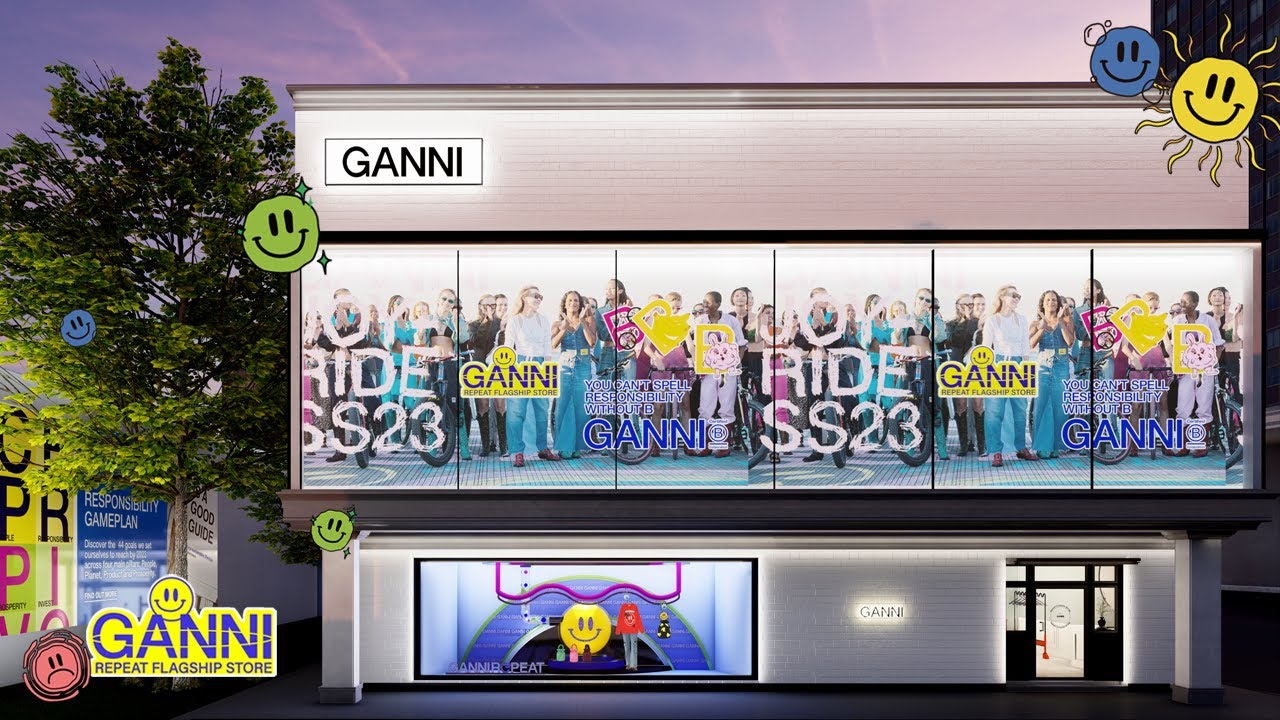 [Exhibition Design] GANNI Repeat flagship store - YouTube