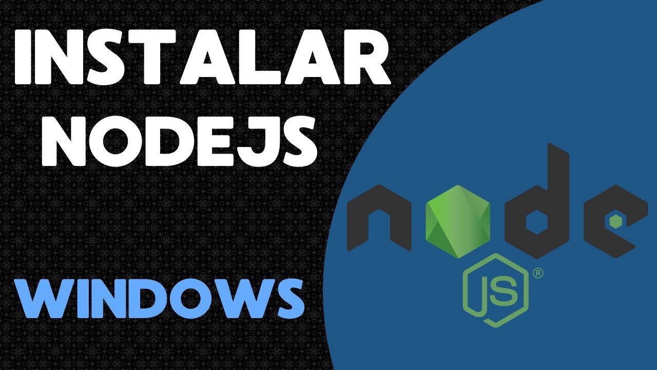 Como instalar Node.js Correctamente PASO A PASO en WINDOWS - YouTube