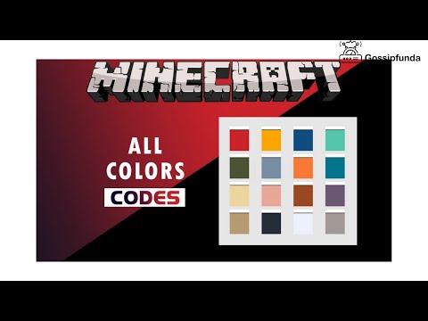 Minecraft color codes - YouTube