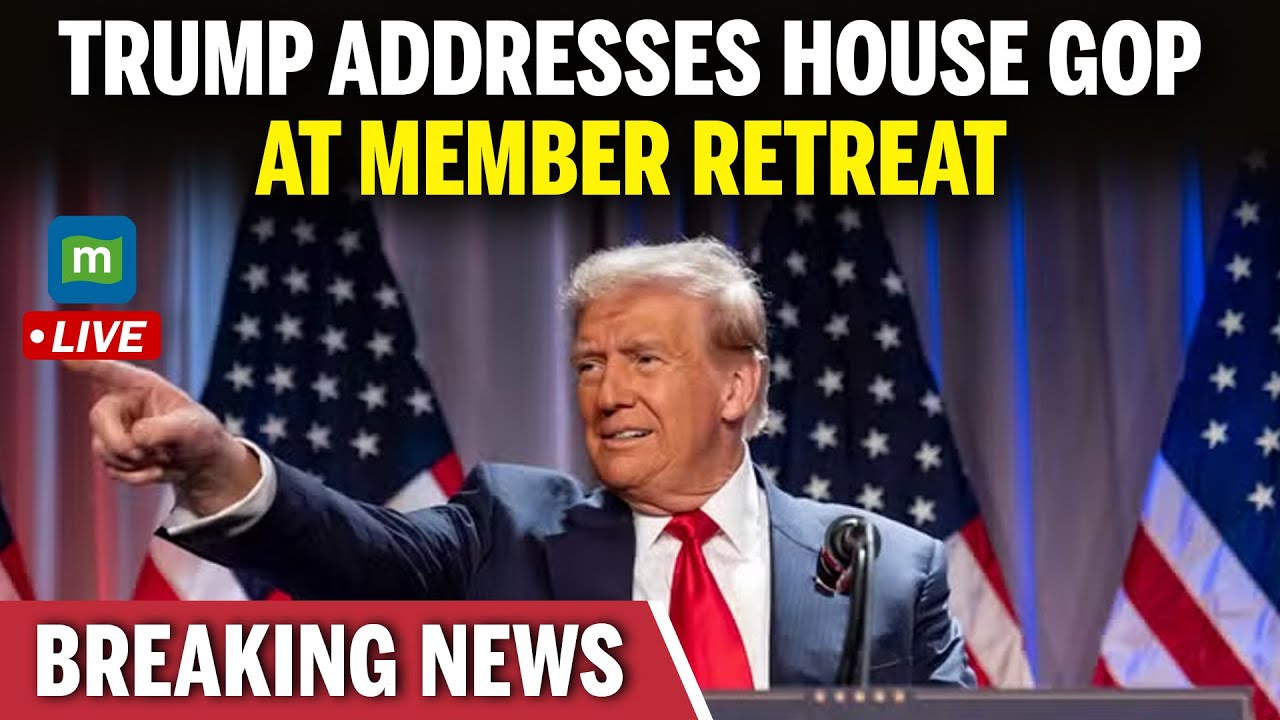 🔴 LIVE: Trump Addresses House GOP at Member Retreat | Washington DC ...