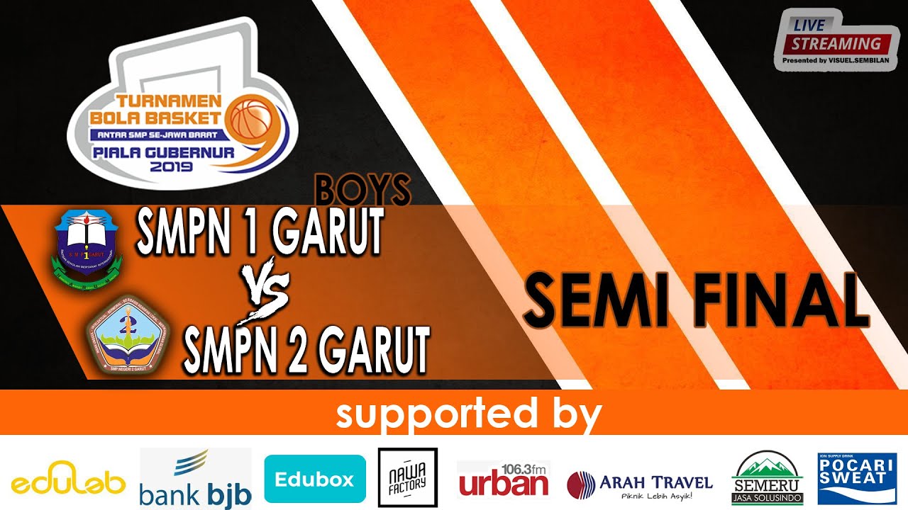 (SEMI FINAL) SMPN 2 GARUT VS SMPN 1 GARUT (PUTRA) - Sembilan Cup 2019 ...