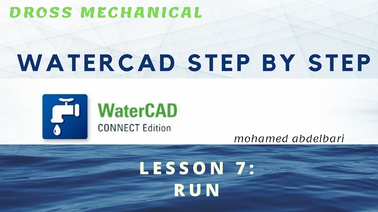 07RUN-watercad step by step - YouTube