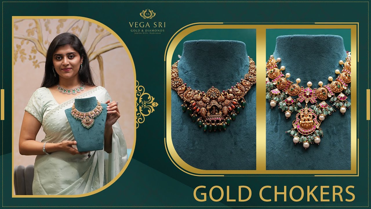 Gold Chokers | Vega Sri Gold & Diamonds - YouTube
