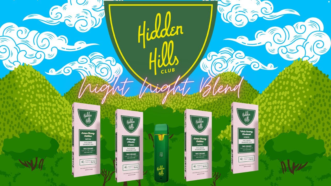 Hidden Hills Night Night Blend Disposable - YouTube