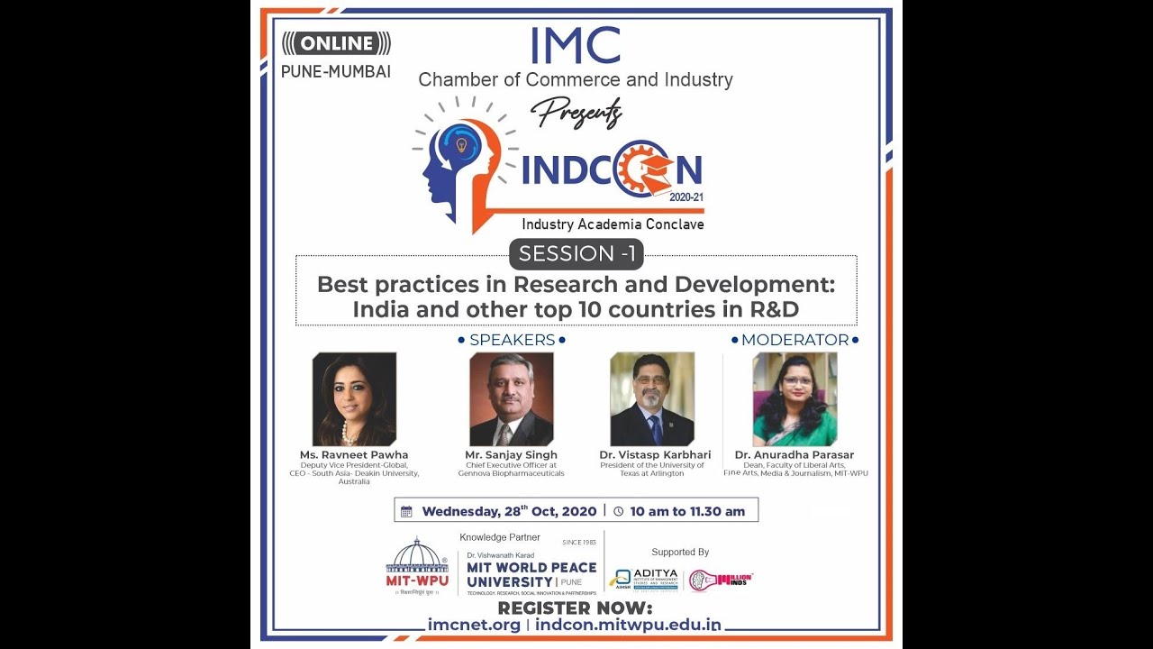INDCON 2020 -Research Ecosystem in India, Role of Industries & Academic ...