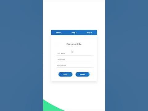 Multi Step Login Form Using HTML CSS | PRILIST | WATCH FULL VIDEO ON MY ...