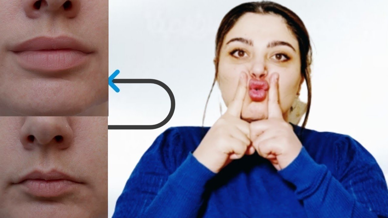 Enlarge lips with a simple and risk-free method at home - YouTube