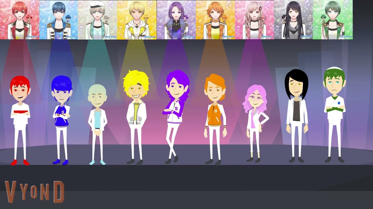 A Couple Of Color OC's That i made in Vyond 100 subs special - YouTube