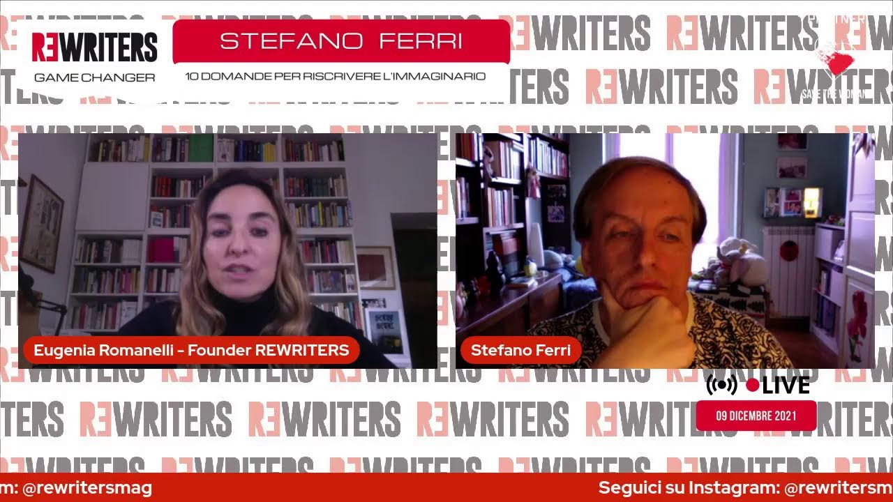 #RewritersGameChanger: In diretta con il crossdresser Stefano Ferri ...