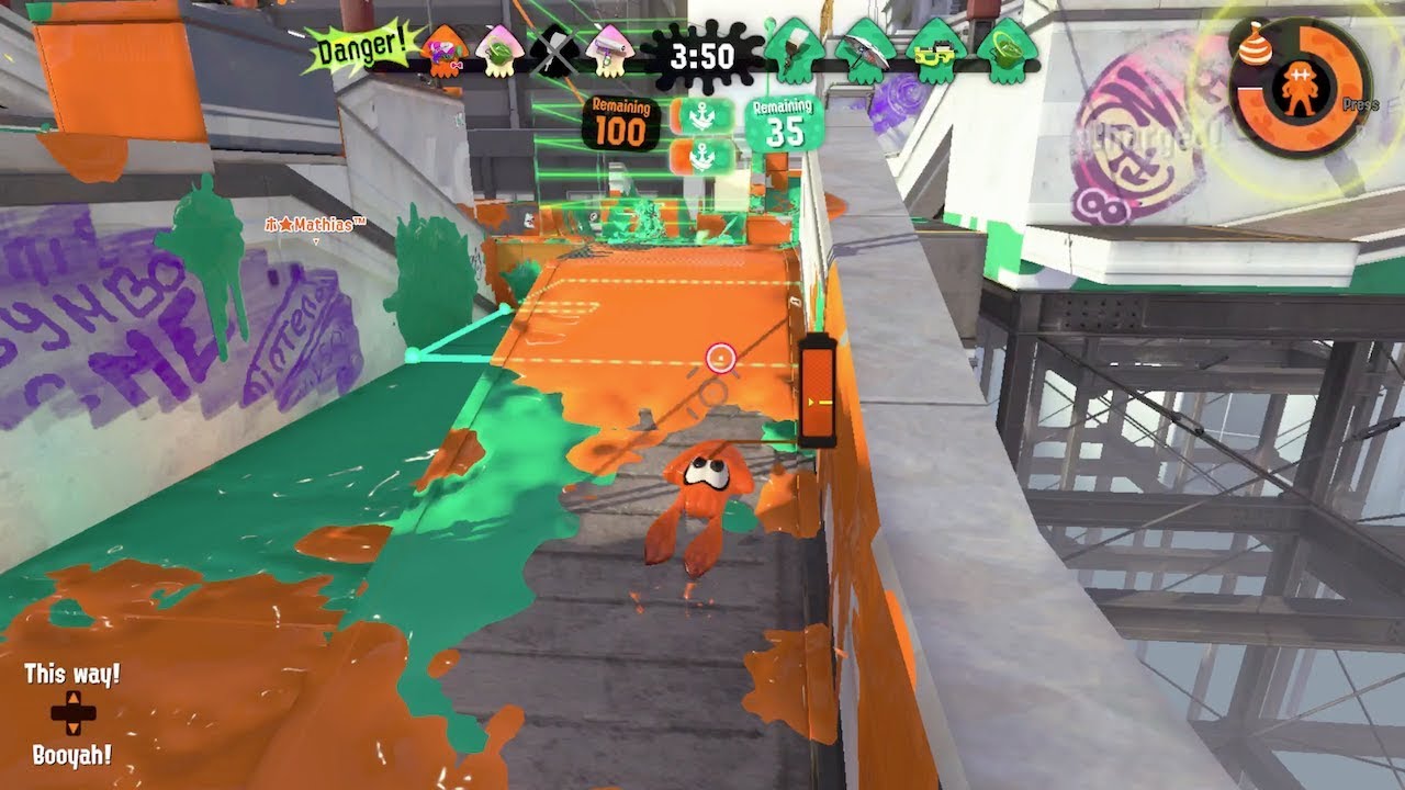 Splatoon 2: Taking back the Splat Zones [14(3)-6, Tri-slosher] - YouTube