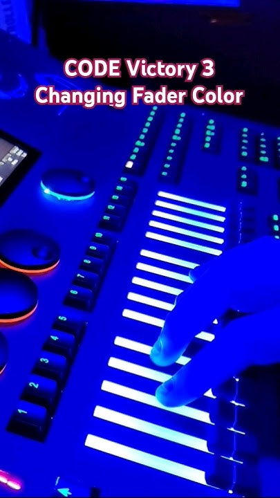 Tutorial: How To Change Playback Fader & Keys Backlighting Color - YouTube