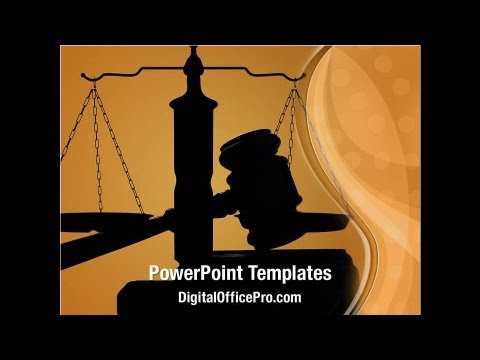 Law Symbols PowerPoint Template Backgrounds - DigitalOfficePro #00093 ...