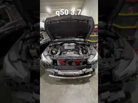 1320 custom 3” long tube intakes for the vq37 q50 🔥 - YouTube