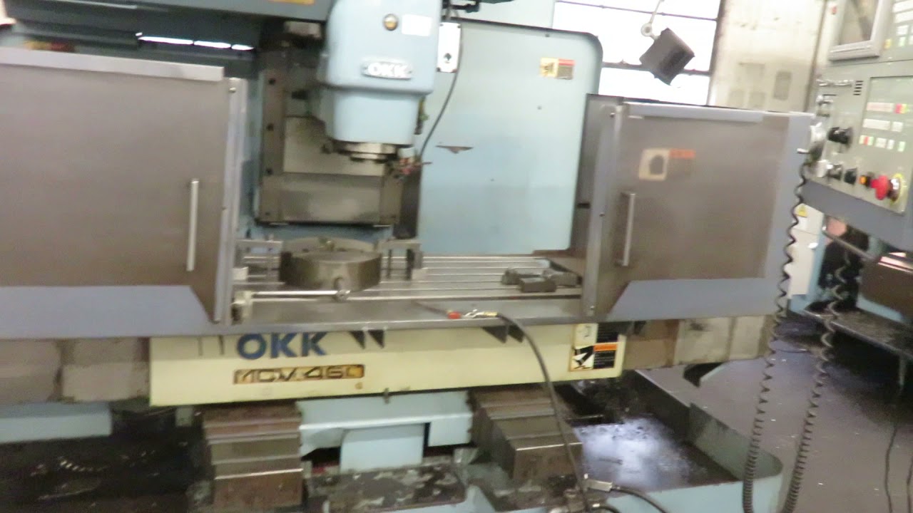 OKK MCV-460 CNC VERTICAL MACHINING CENTER, S/N 194 (MA54050) -- 1st of ...