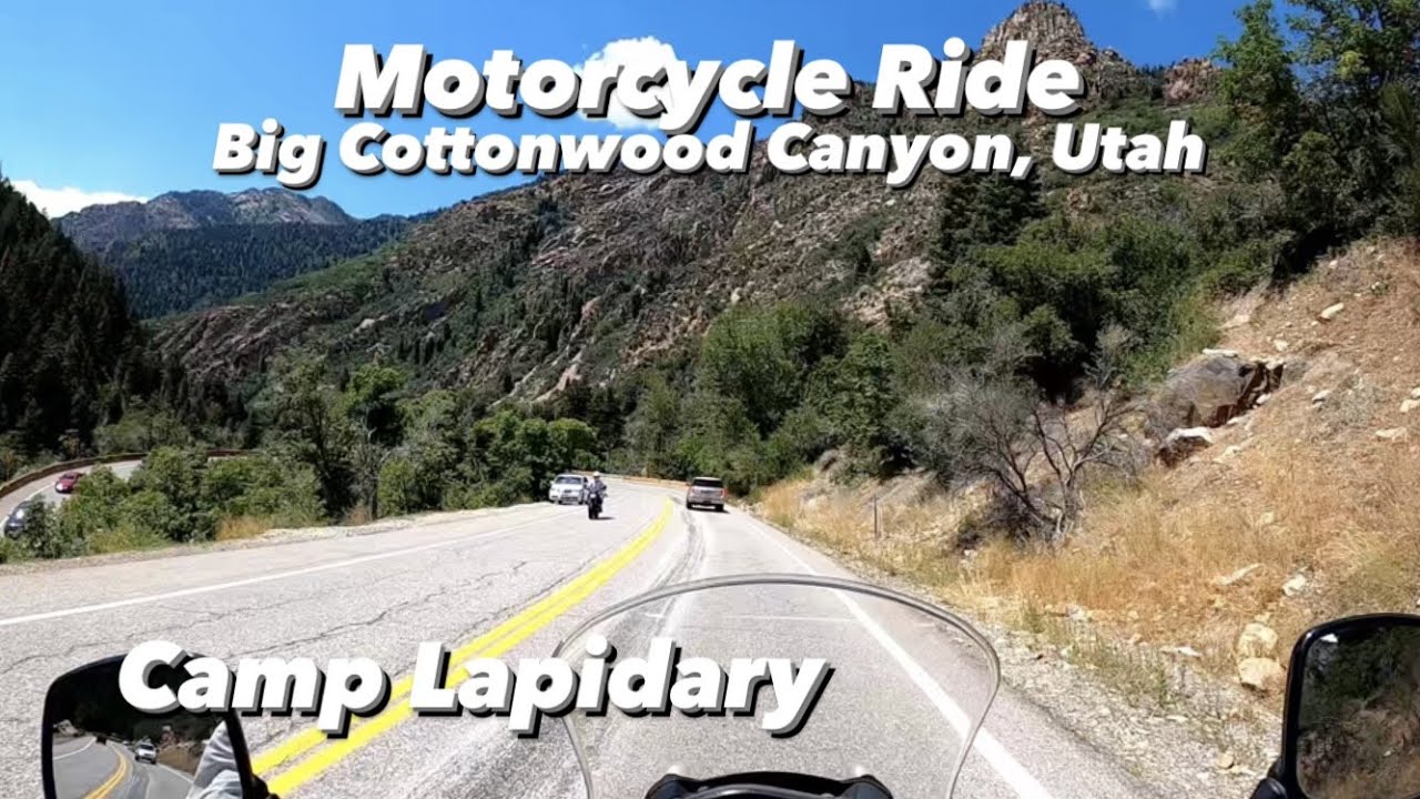 Suzuki Motorcycle Ride / Big Cottonwood Canyon, Utah - YouTube
