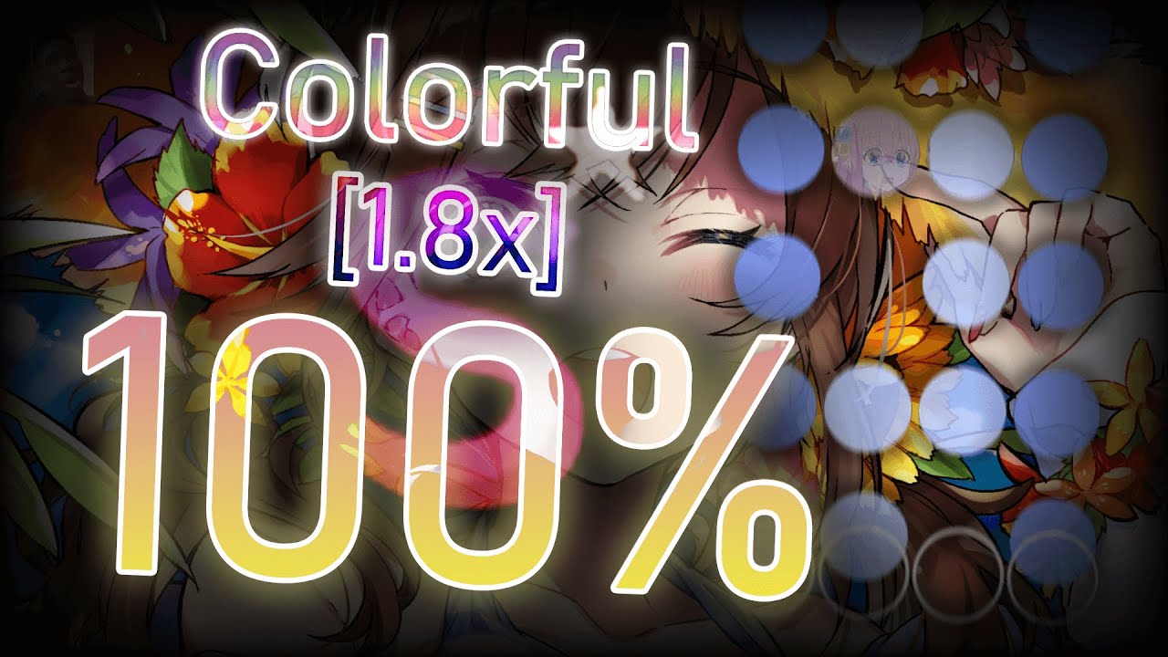 osu!mania - Colorful 1.8x 100% SS 998.5k - YouTube