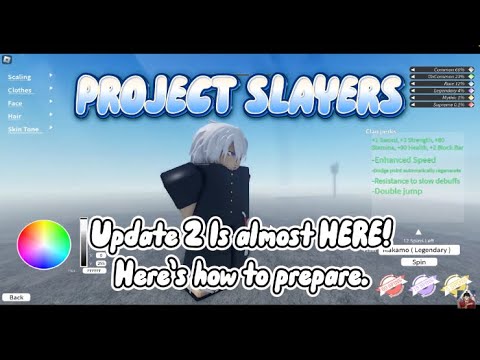 HOW TO Prepare for UPDATE 2! (PROJECT SLAYERS) - YouTube