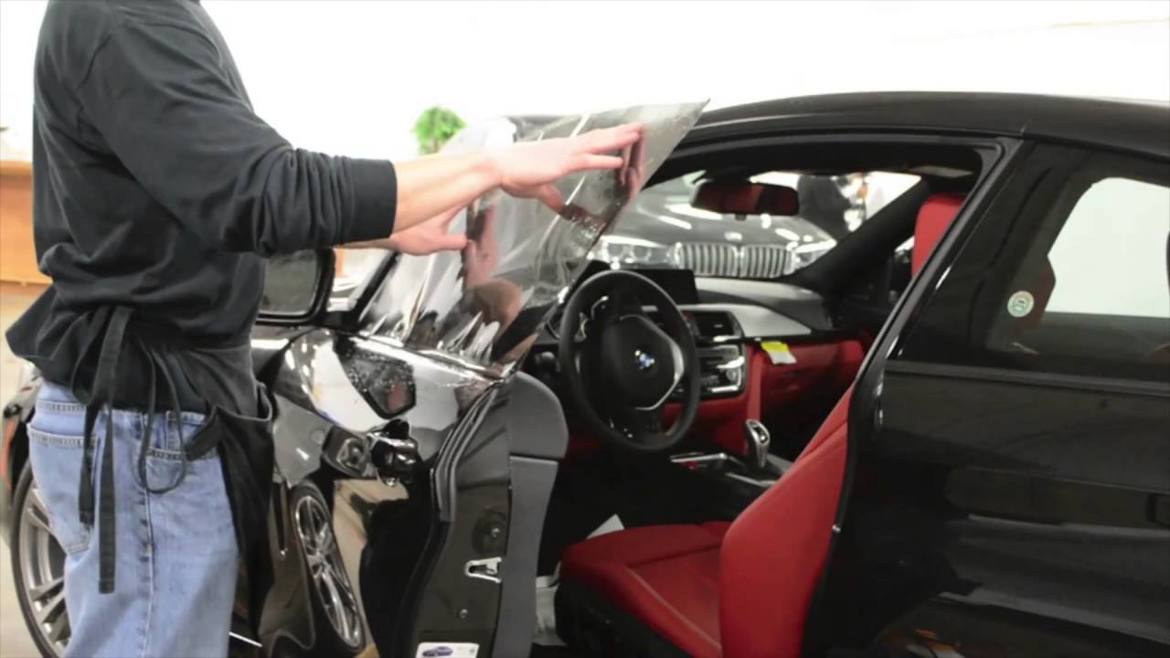 How To Tint a Car Window By Top Edge - YouTube