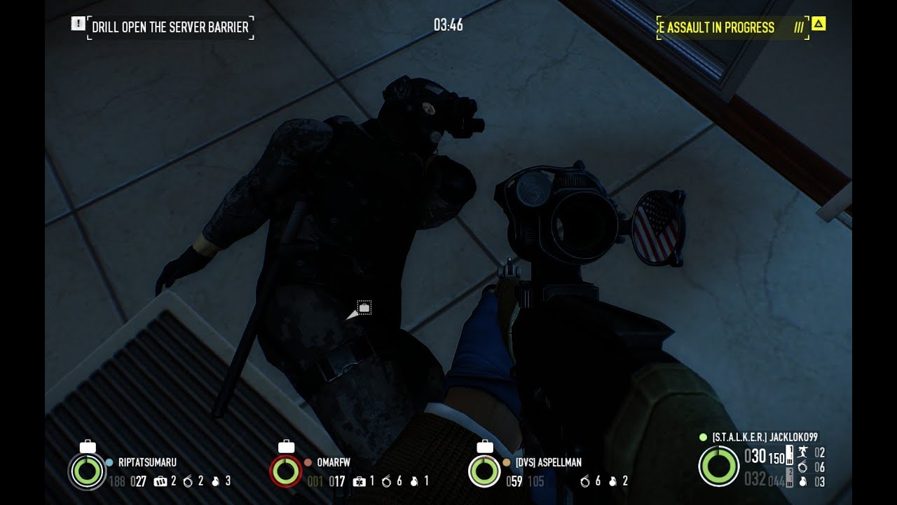 PayDay 2 - Bank Heist Gold PRO Overkill with CLOAKERS - YouTube