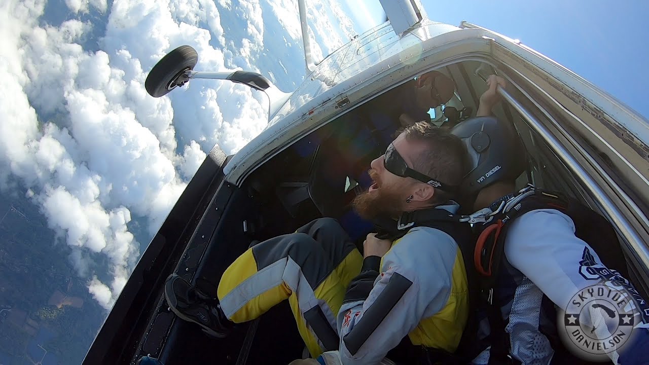 Squirrel's First Skydive! - YouTube