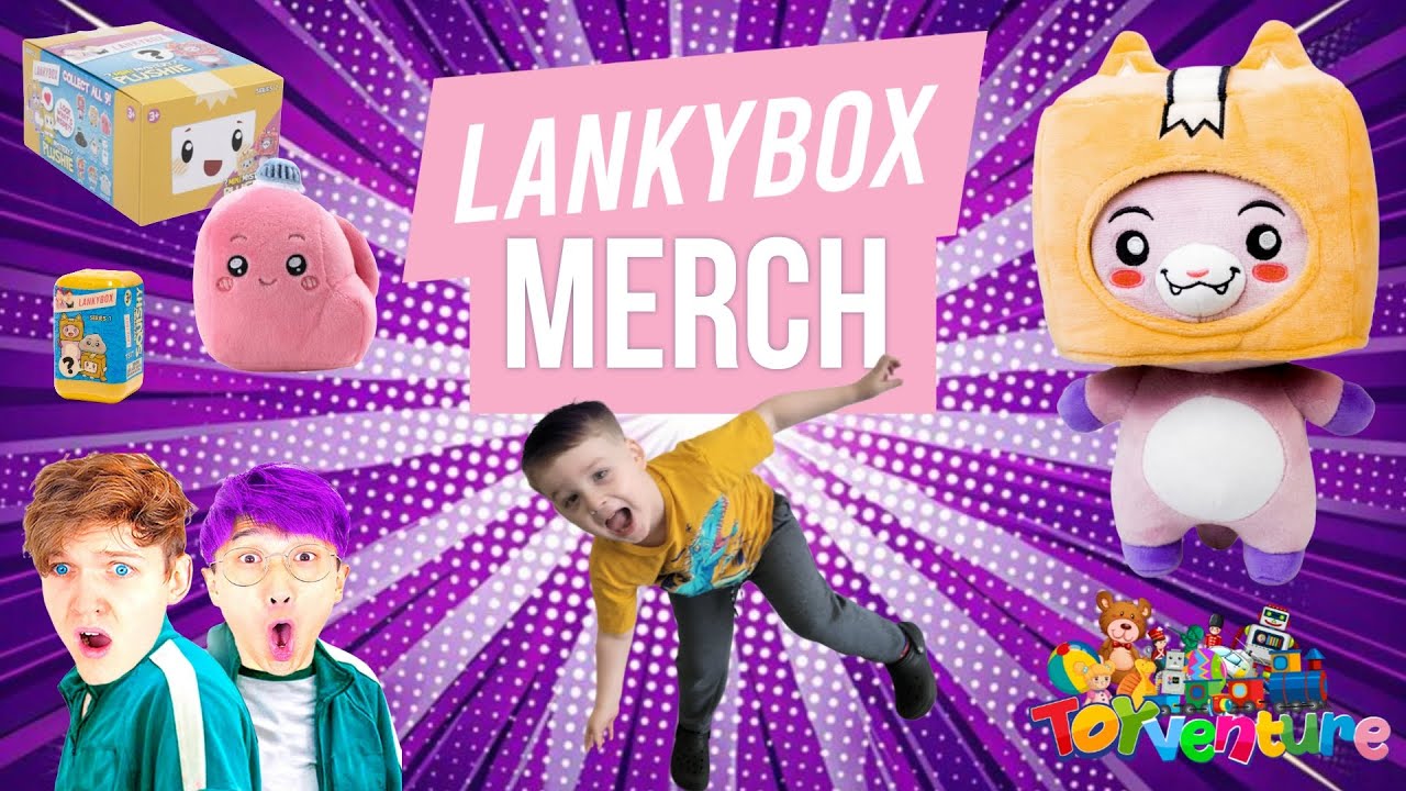 Unboxing LANKYBOX Merch with Foxy! | Toyventure x Lankybox - YouTube