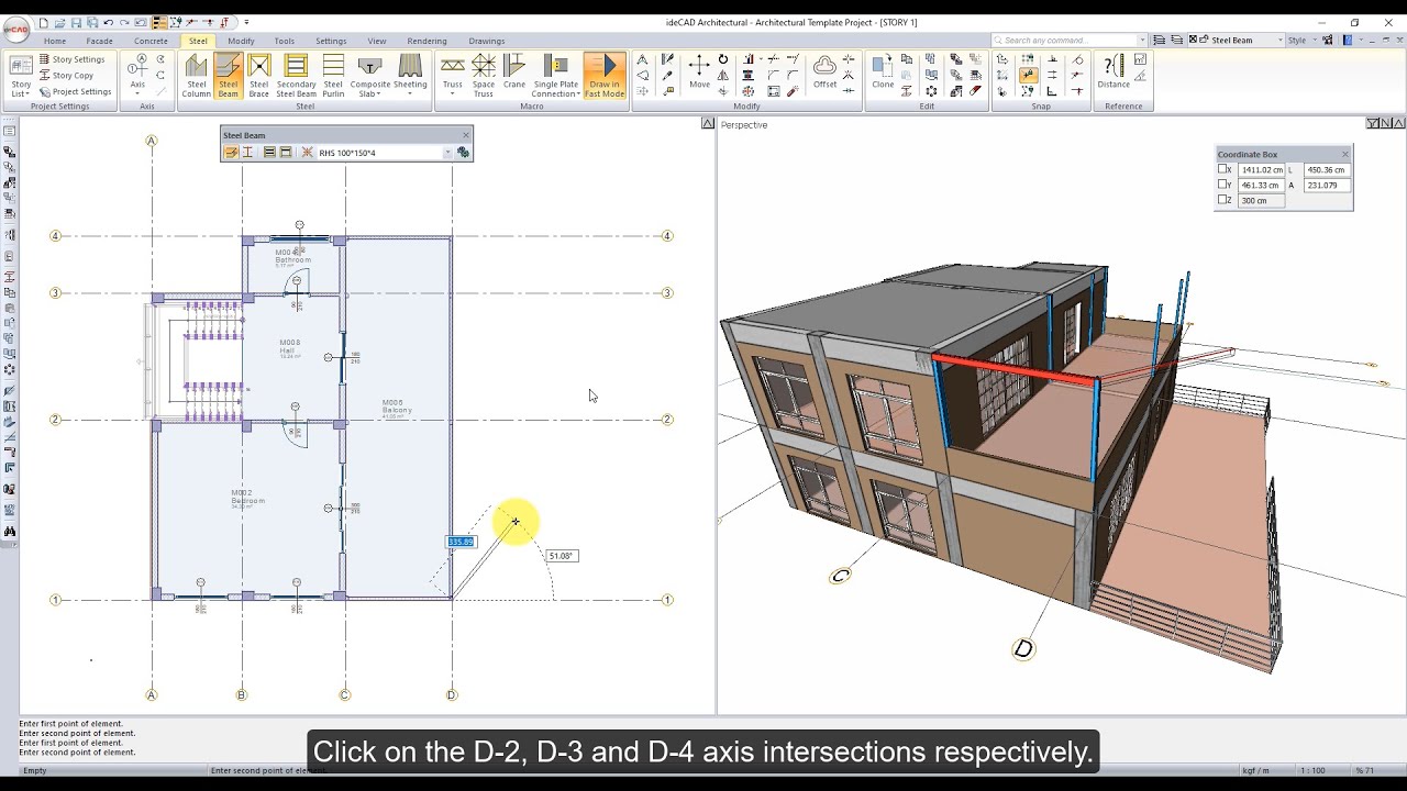 ideCAD Architectural | Structural Steel Beams | Structural Engineering ...