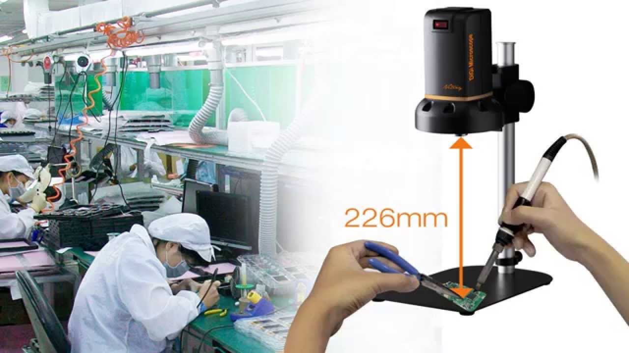 ViTiny DIGI Microscope - UM08_Machine Operation (Features) - YouTube