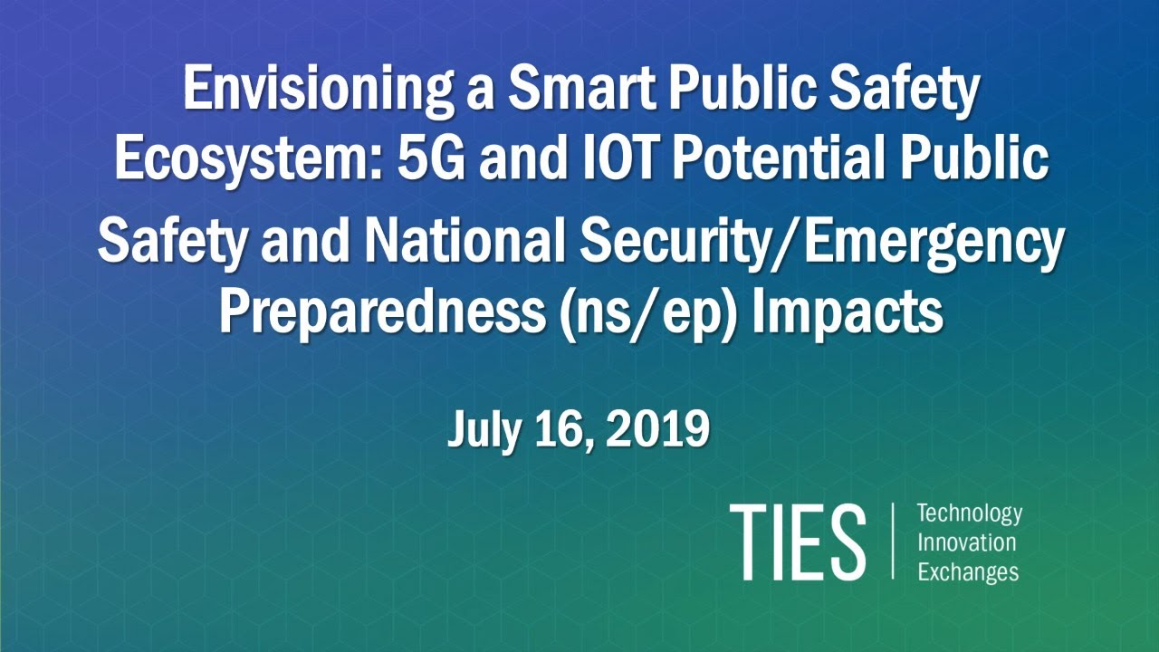 Envisioning a Smart Public Safety Ecosystem - YouTube