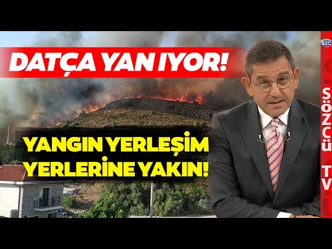 Muğla Datça'da Orman Yangını! Fatih Portakala Son Durumu Aktardı