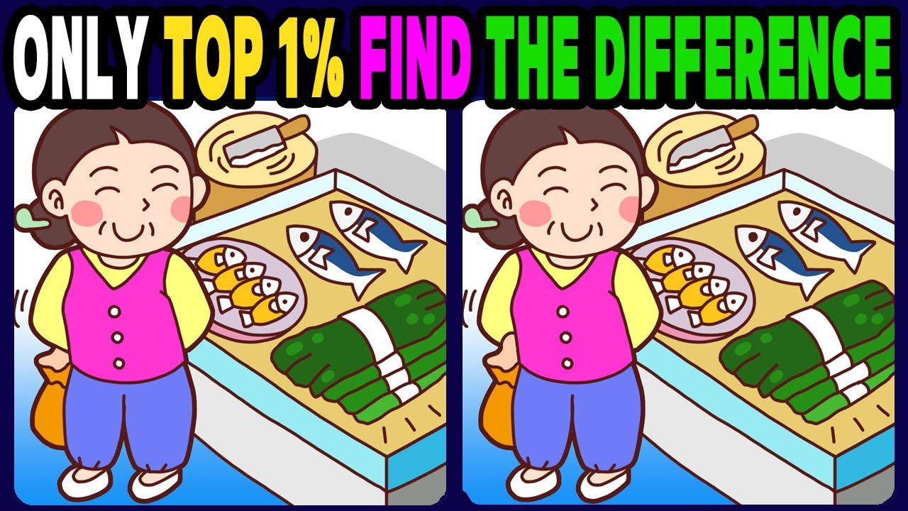 【Spot the difference】Only top 1% find the differences / Let's have fun ...