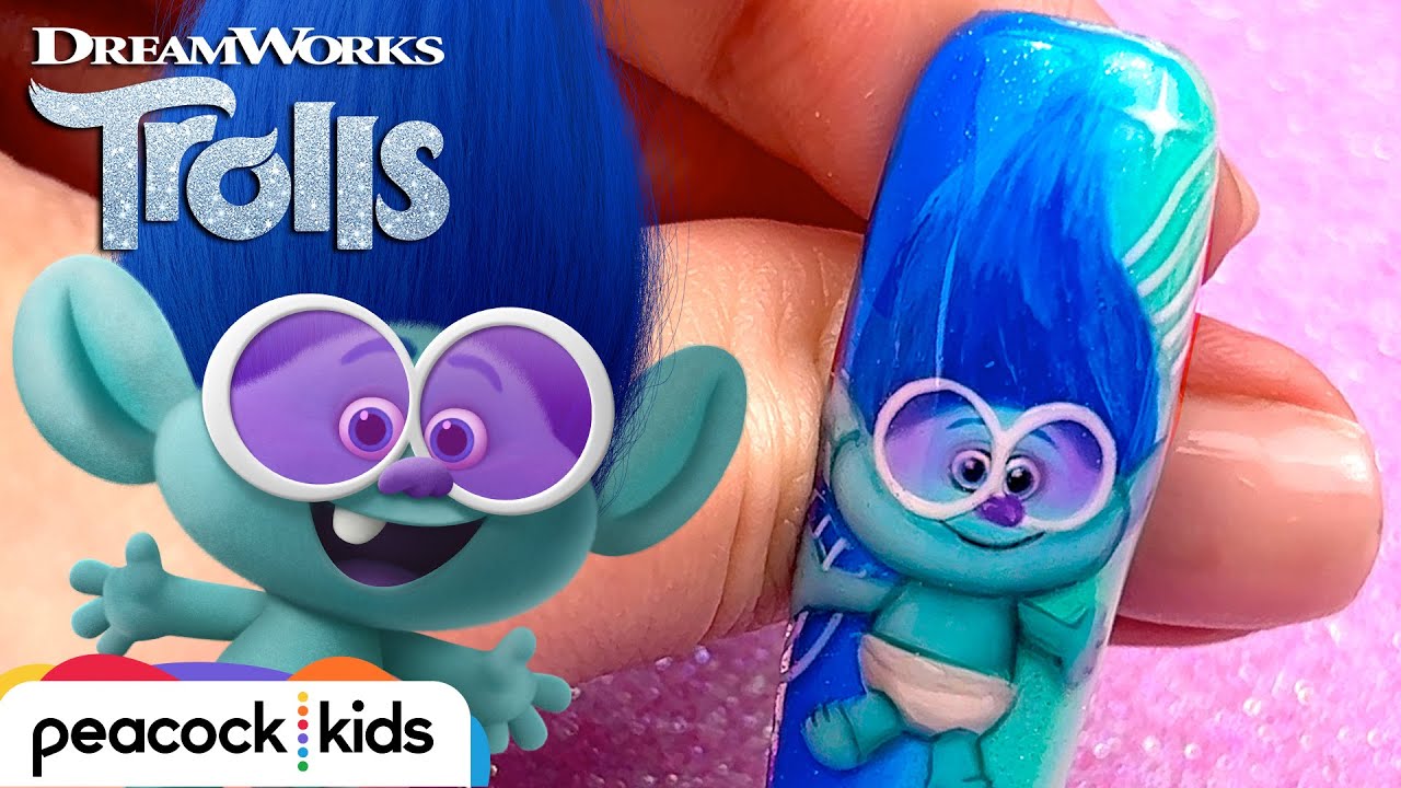 These TROLLS Nails are WILD! 💅 Nail Art DIY | TROLLS BAND TOGETHER ...