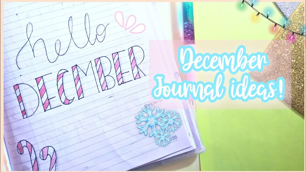 🌼My Diary part-5 |Get some ideas to fill your diary| December journal ...