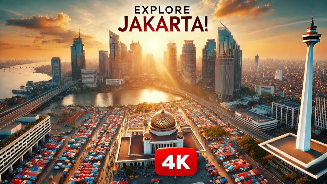 Jakarta Aerials: Captivating 4K Drone Footage Tour | Urban Splendor ...